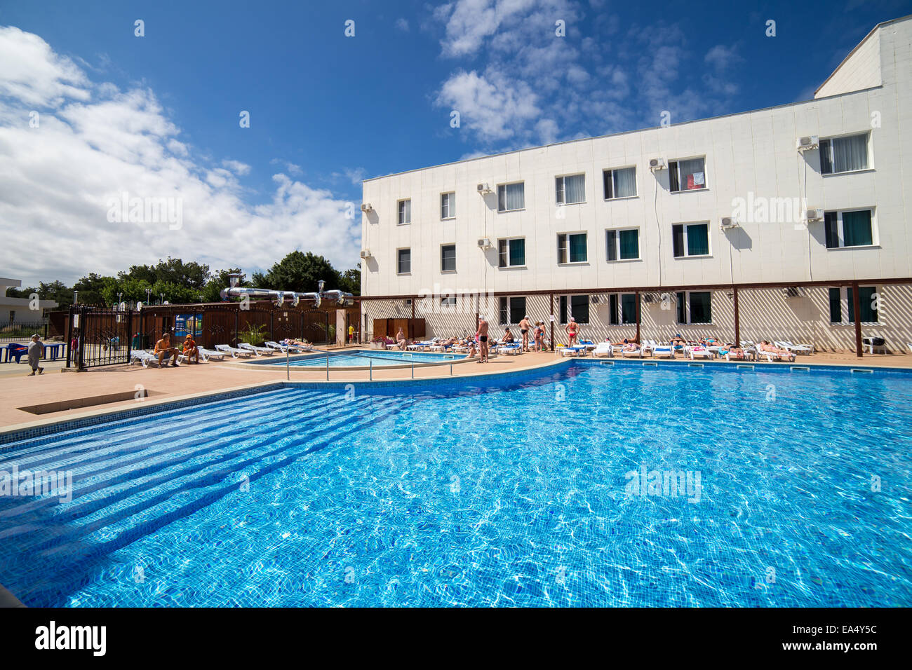 Swimming pool, resort Stock Photo - Alamy