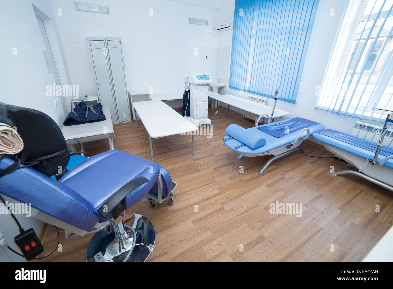 Physiotherapy room interior Stock Photo - Alamy
