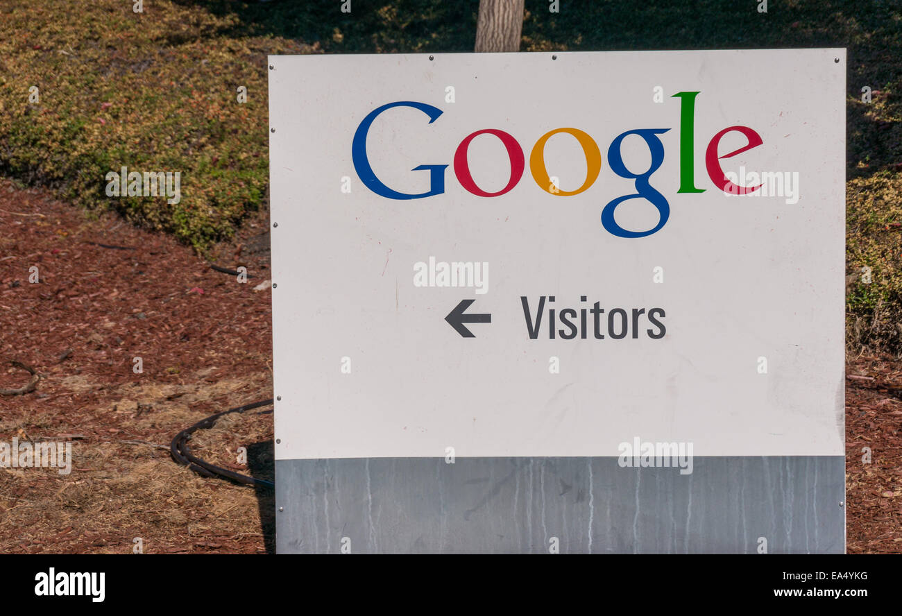 Exterior view of Google's Googleplex Corporate headquarters Stock Photo ...
