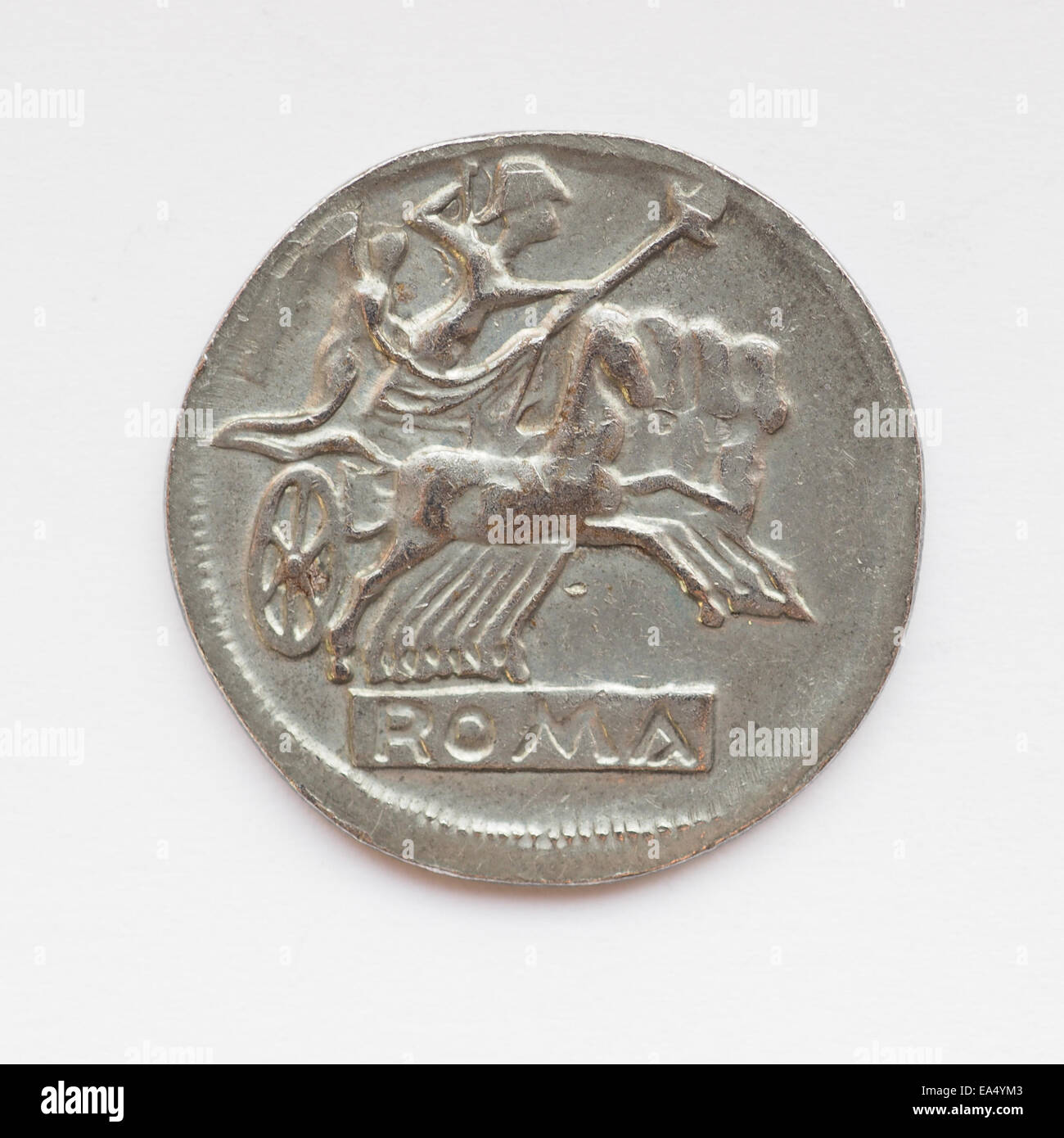 Roma italia coin hi-res stock photography and images - Alamy