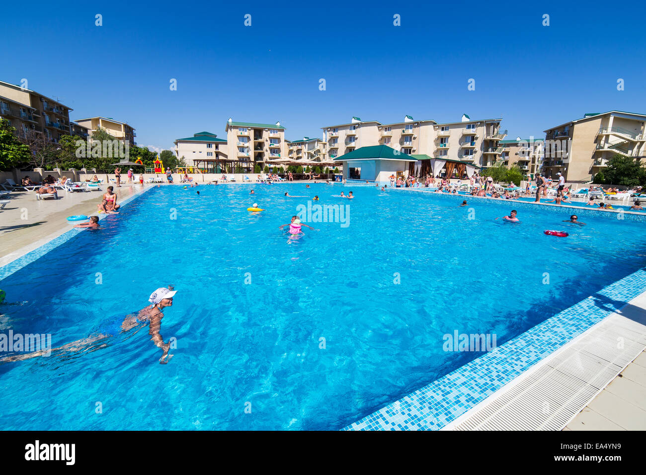 Swimming pool, resort Stock Photo - Alamy