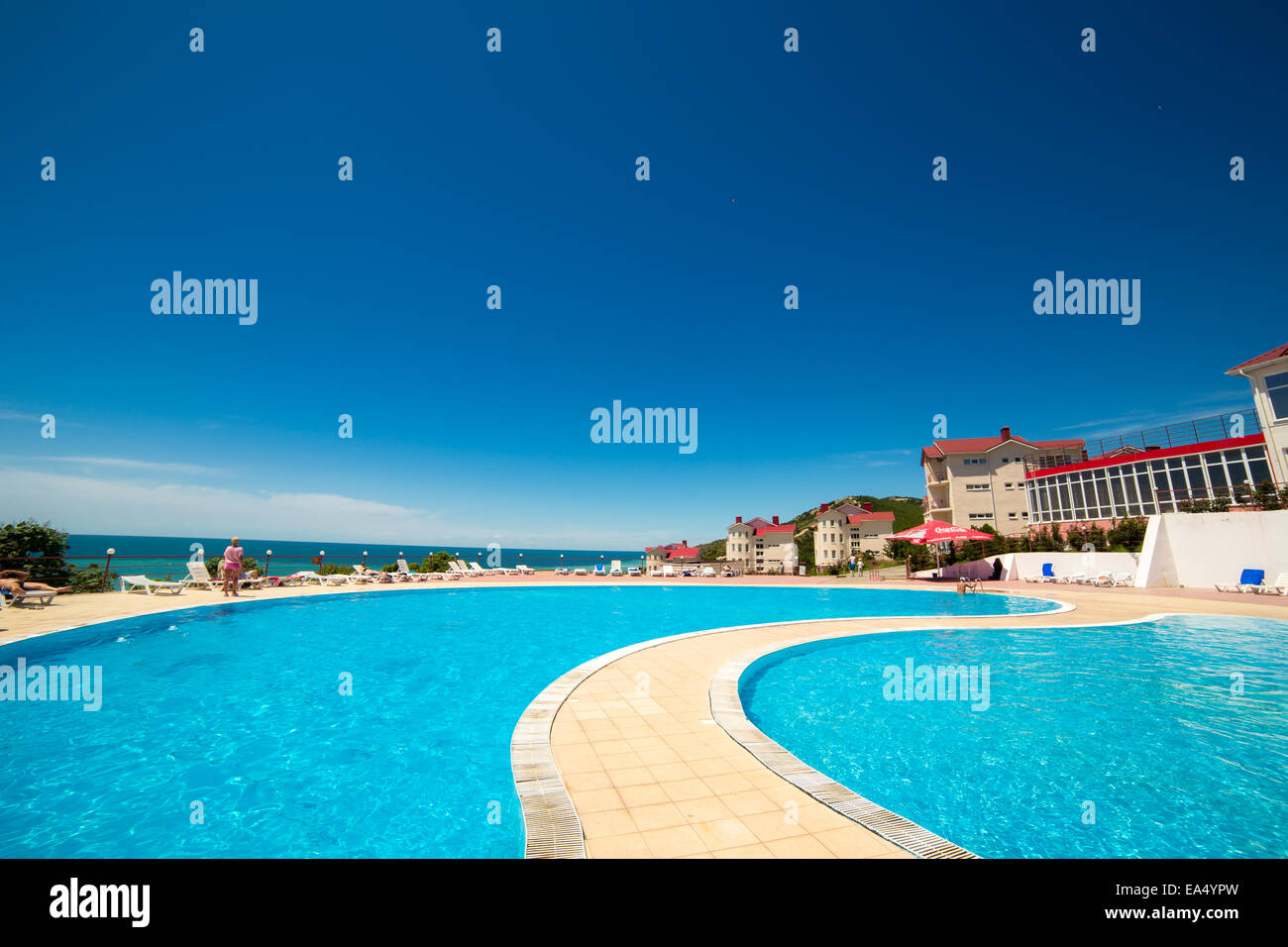 Swimming pool, resort Stock Photo - Alamy
