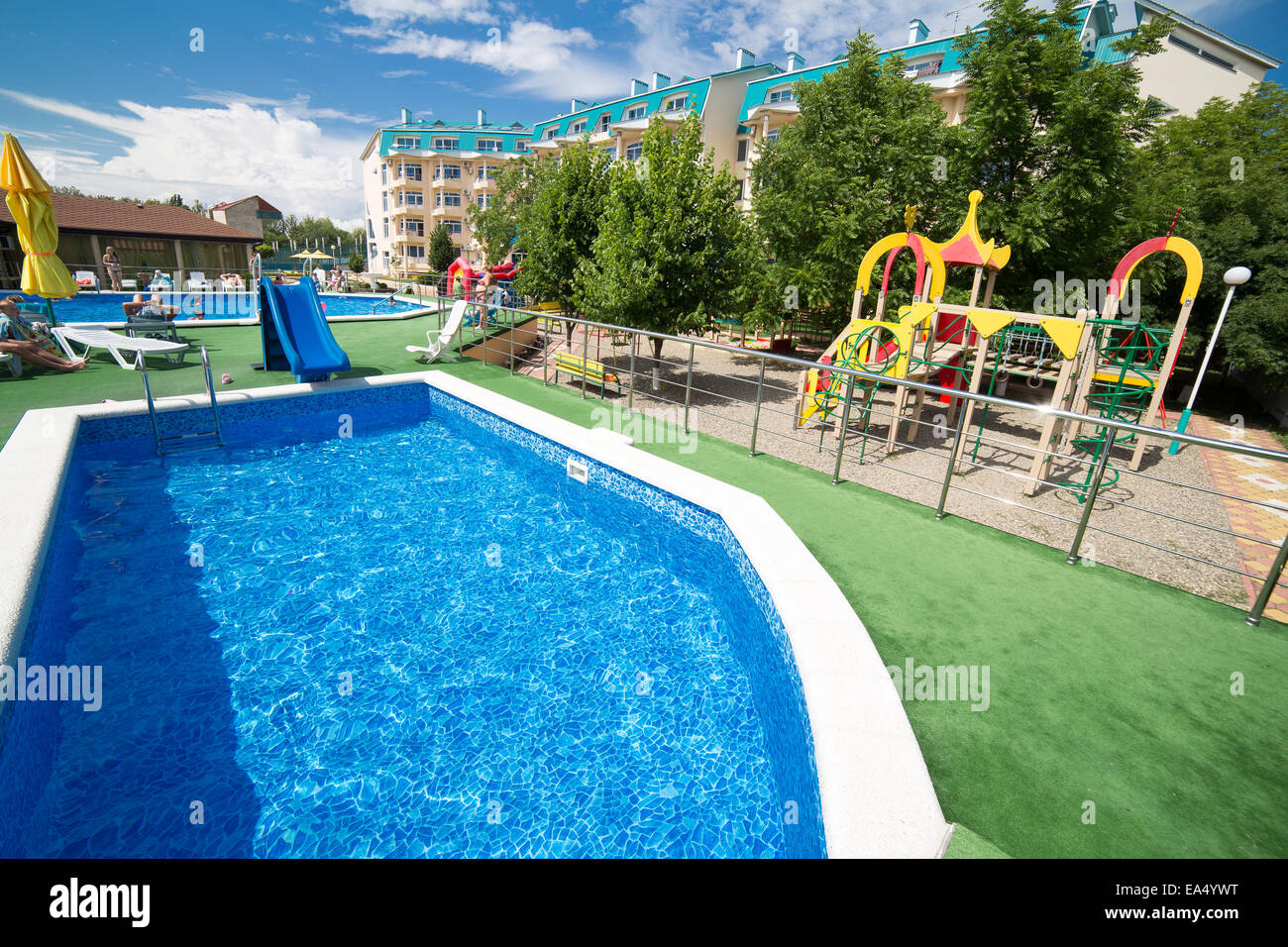 Swimming pool, resort Stock Photo - Alamy