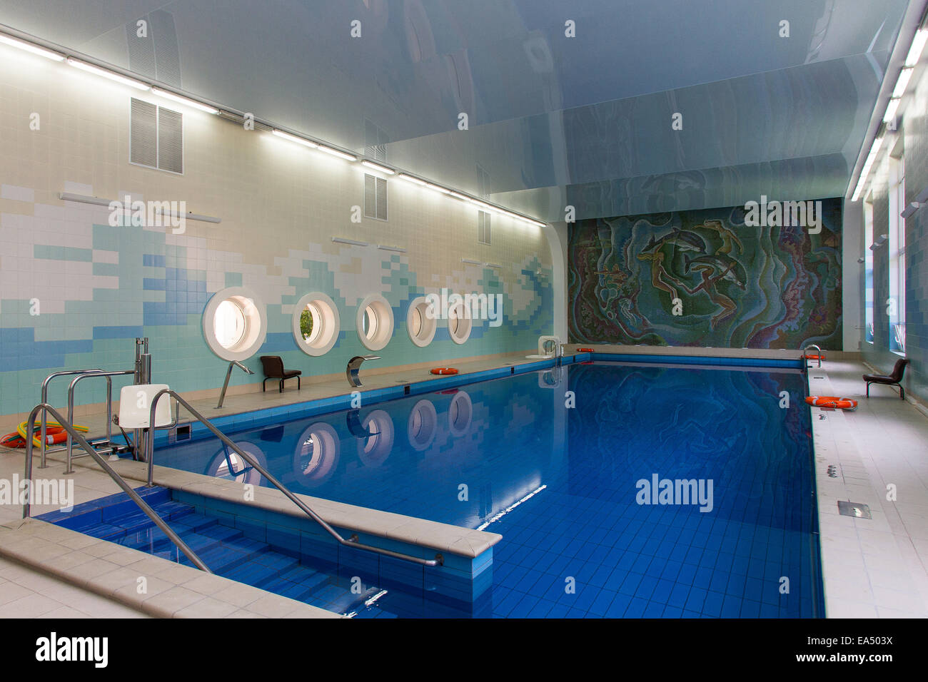 Interior swimming pool hall hi-res stock photography and images - Alamy