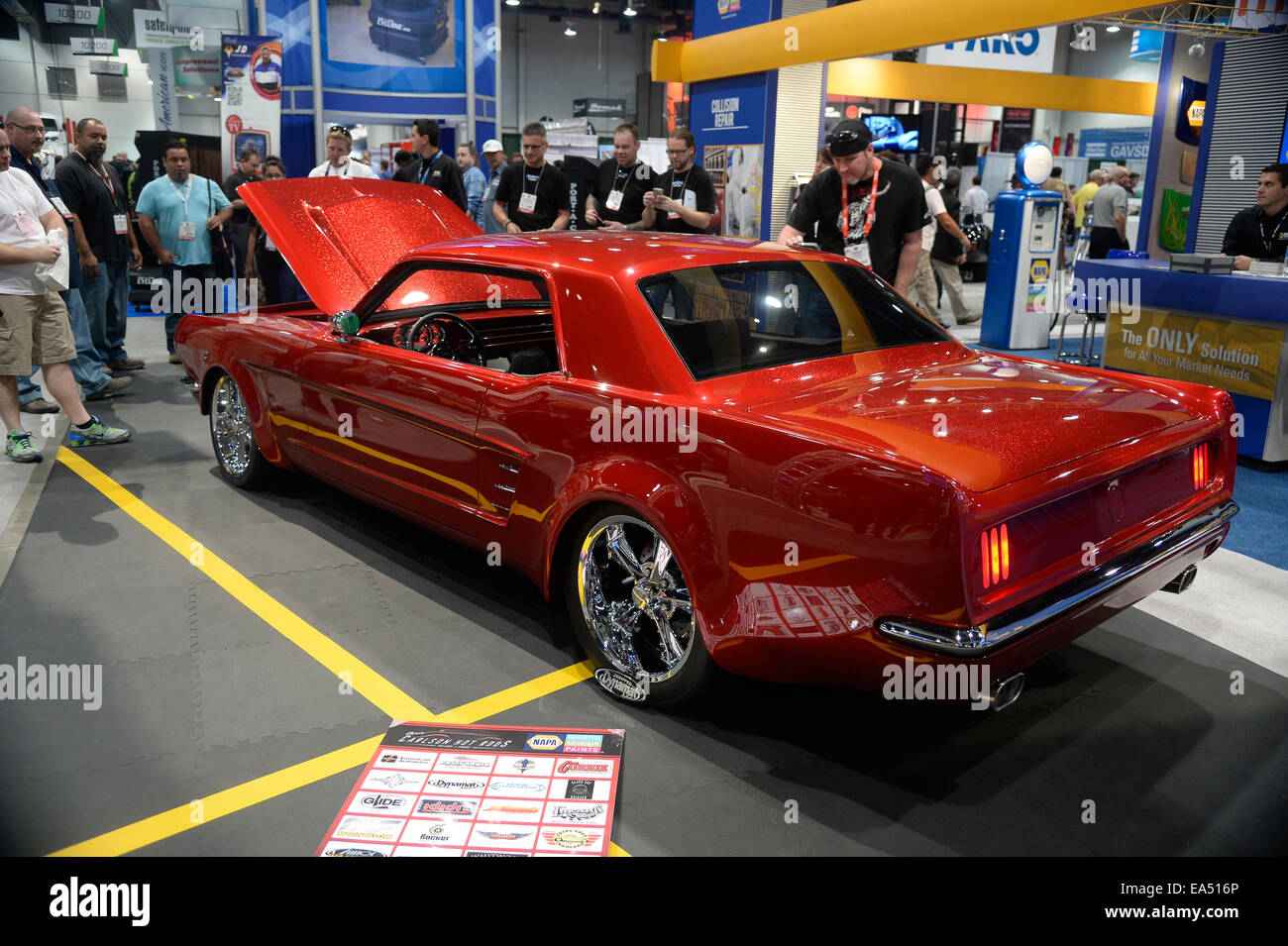 Las Vegas, Nevada, USA. 6th November, 2014. One of the many custom cars ...