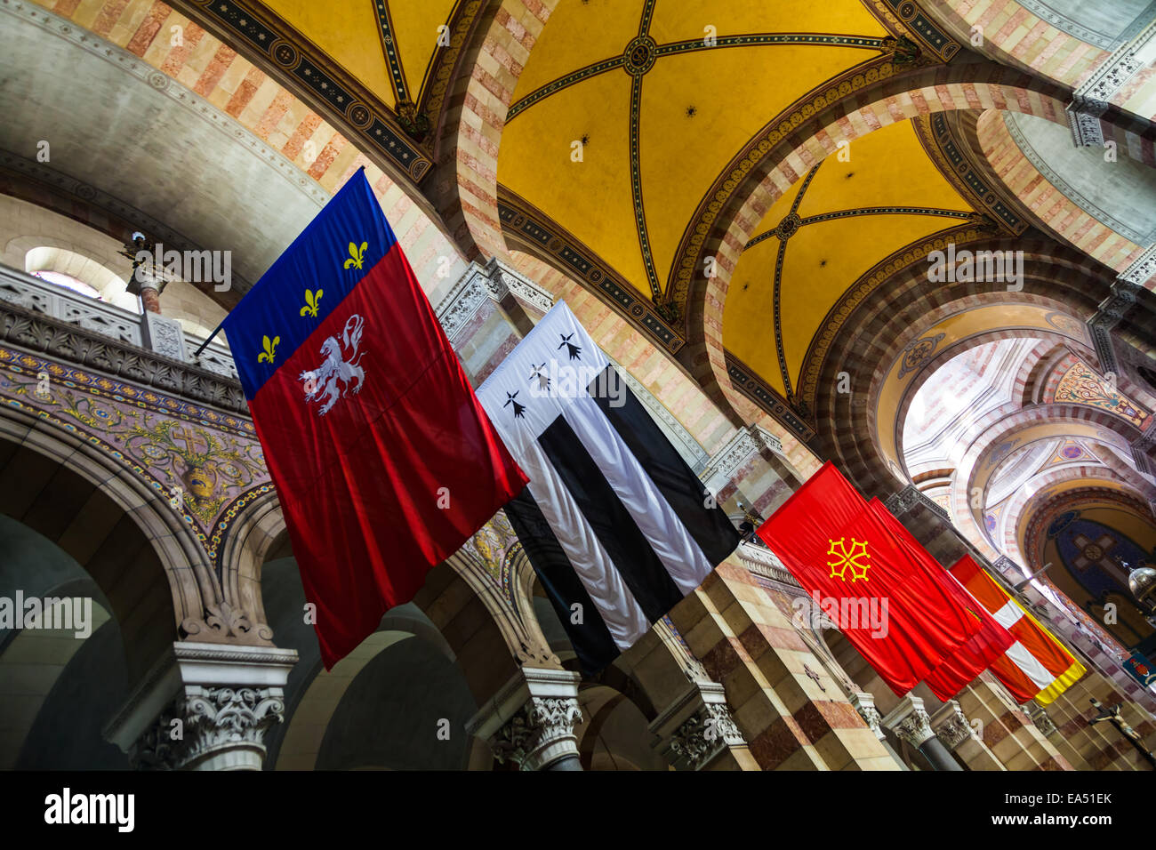 Flags hanging ceiling hi-res stock photography and images - Alamy