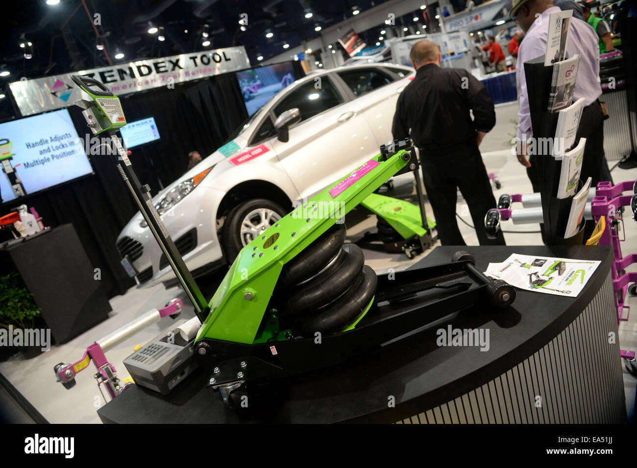Las Vegas, Nevada, USA. 6th November, 2014. Zendex Tool shows their ...