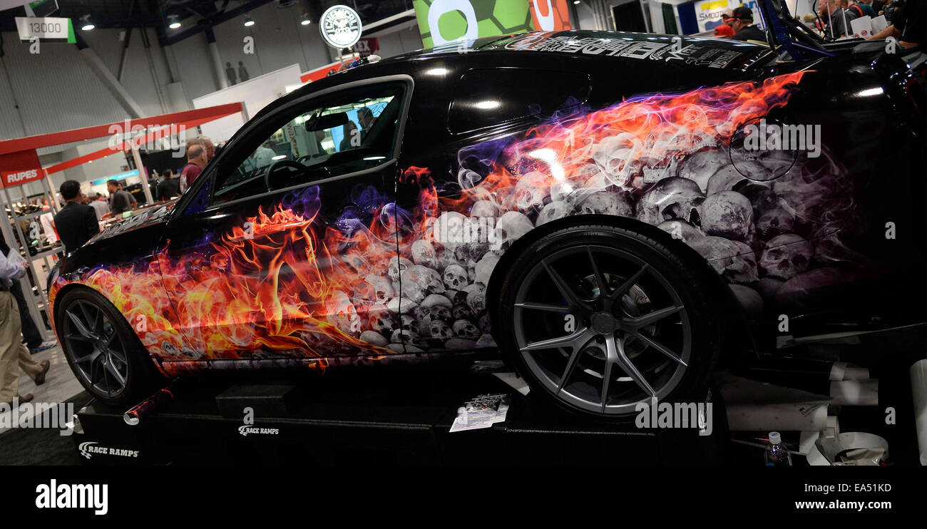 Las Vegas, Nevada, USA. 6th November, 2014. One of the many custom cars ...