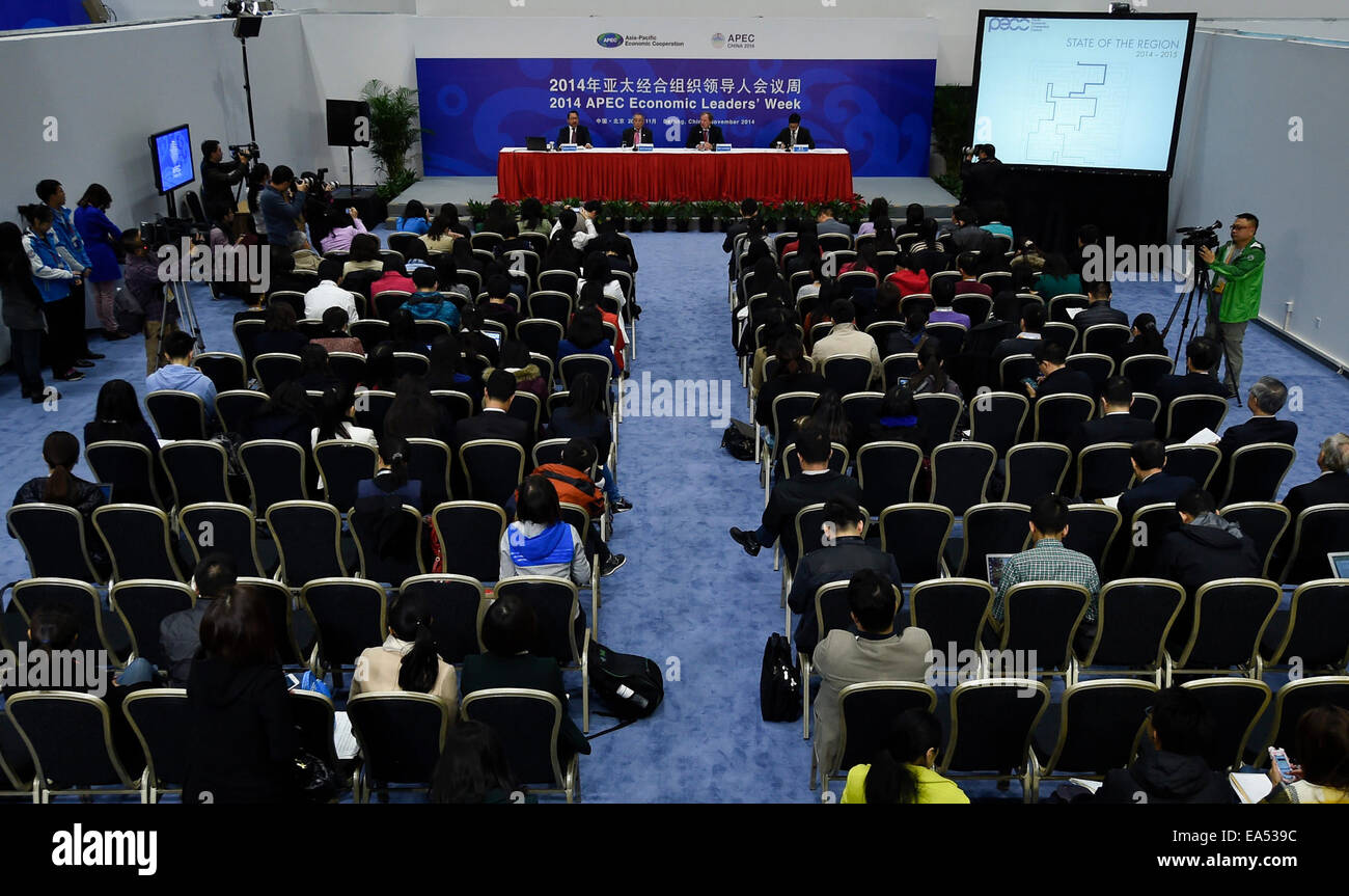 Beijing, China. 7th Nov, 2014. The Pacific Economic Cooperation Council ...