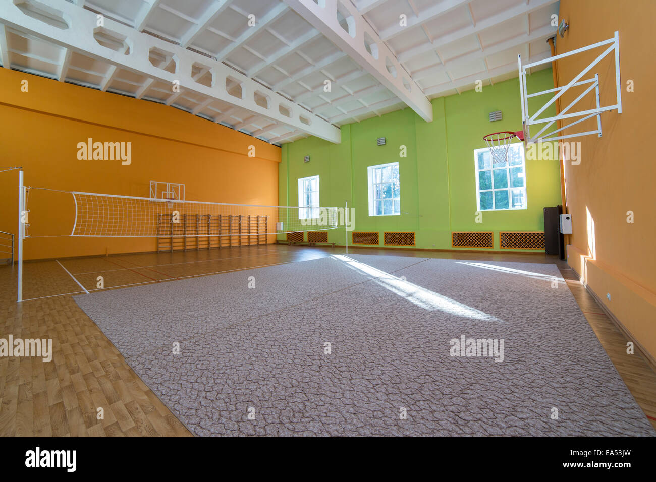 Indoor sport arena Stock Photo - Alamy