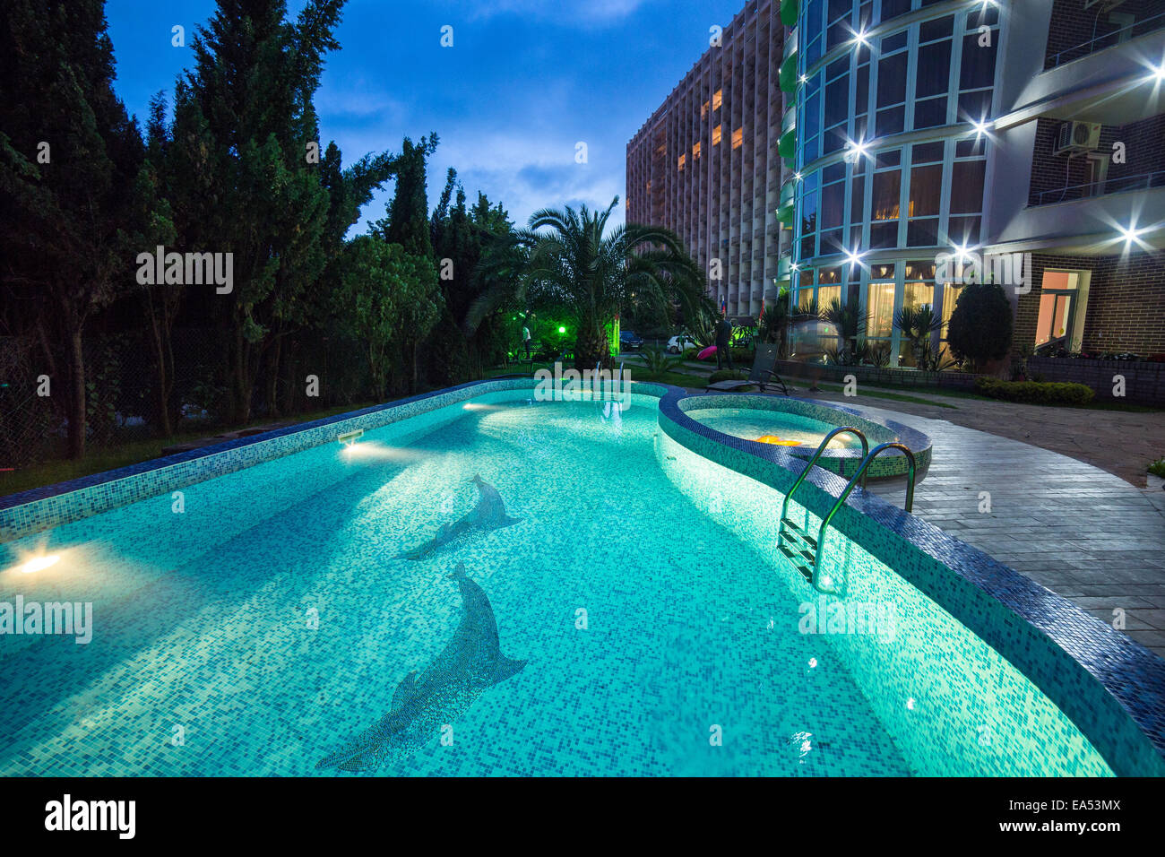 Swimming pool, resort Stock Photo - Alamy