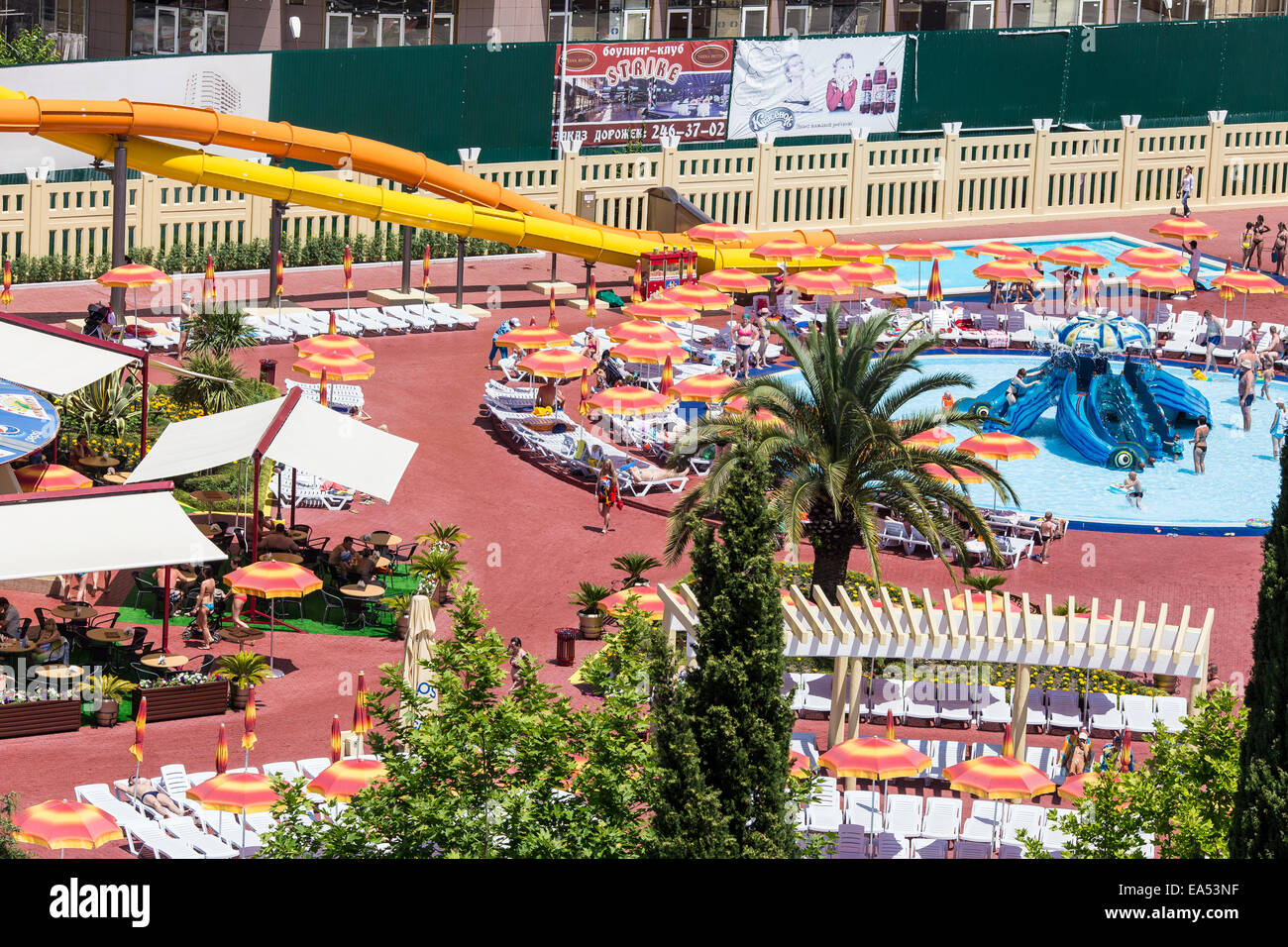 Swimming pool, resort Stock Photo - Alamy