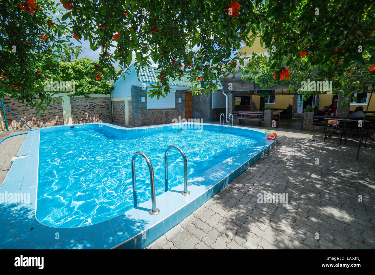Swimming pool, resort Stock Photo - Alamy