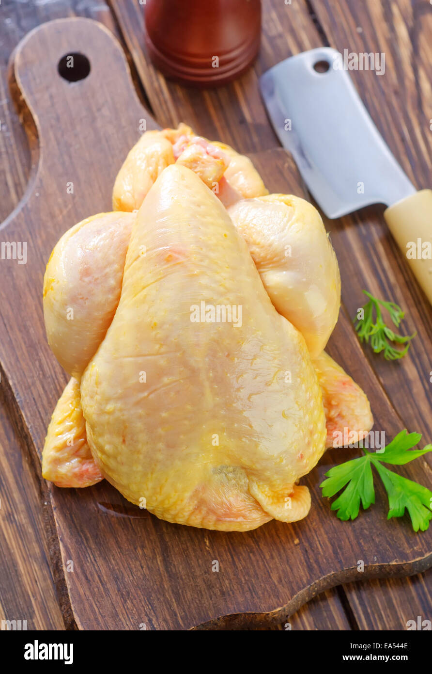 Raw whole chicken isolated tray hi-res stock photography and images - Alamy