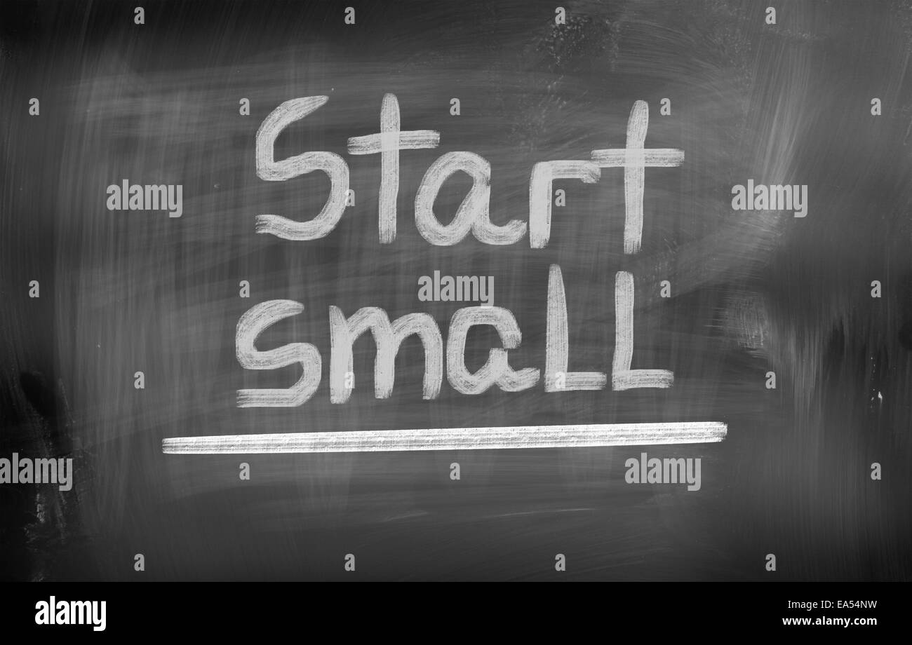 Concept Handwritten With Chalk - Color Image Stock Photo - Alamy