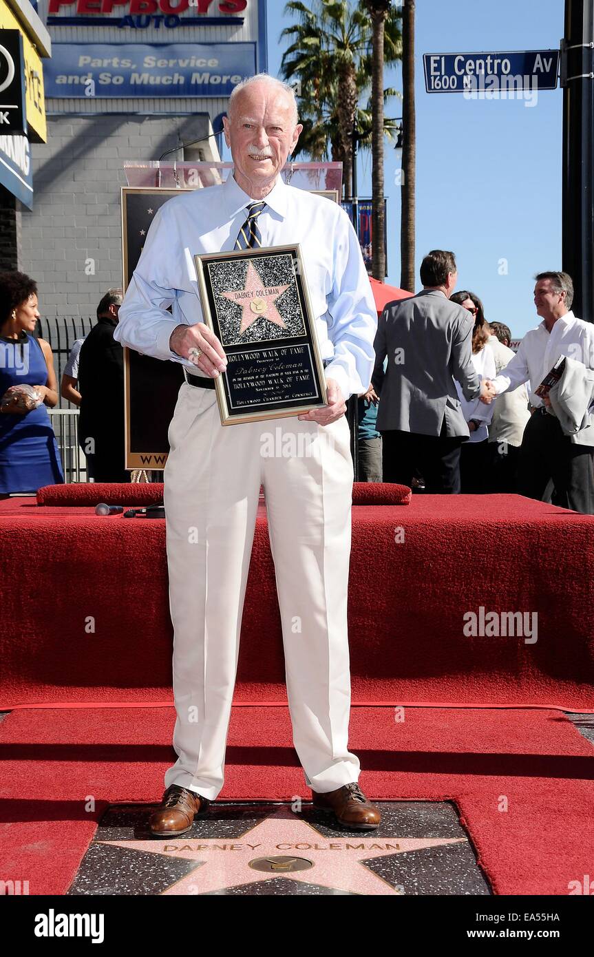 Los Angeles, CA, USA. 6th Nov, 2014. Dabney Coleman at the induction ...