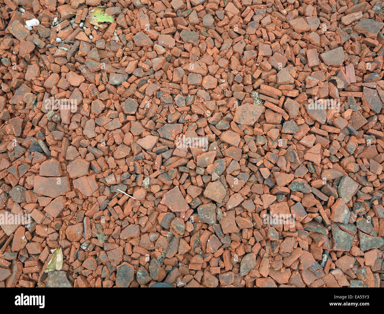 Broken bricks brick chippings hi-res stock photography and images - Alamy