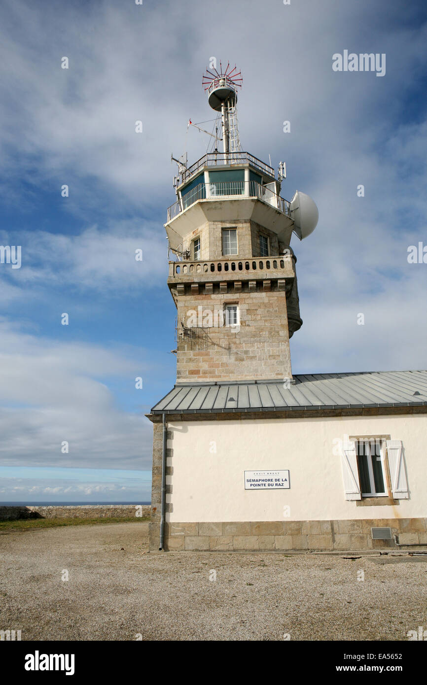 the Sémaphore de la Pointe du Raz, a semaphore station located in ...