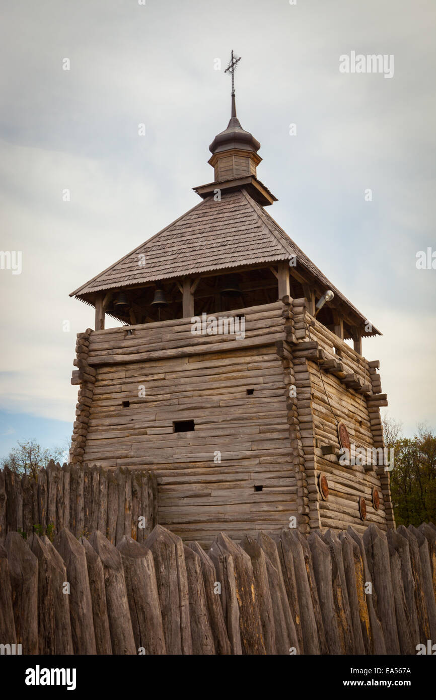 Fortified settlement Ukrainian Cossacks 16-18 centuries Stock Photo - Alamy