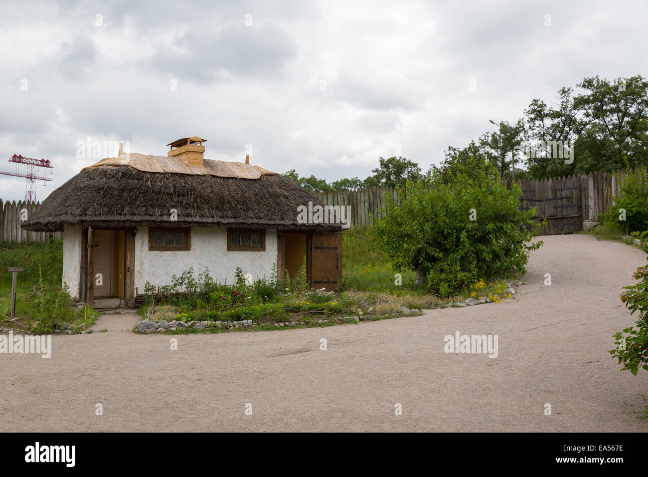 Fortified settlement Ukrainian Cossacks 16-18 centuries Stock Photo - Alamy