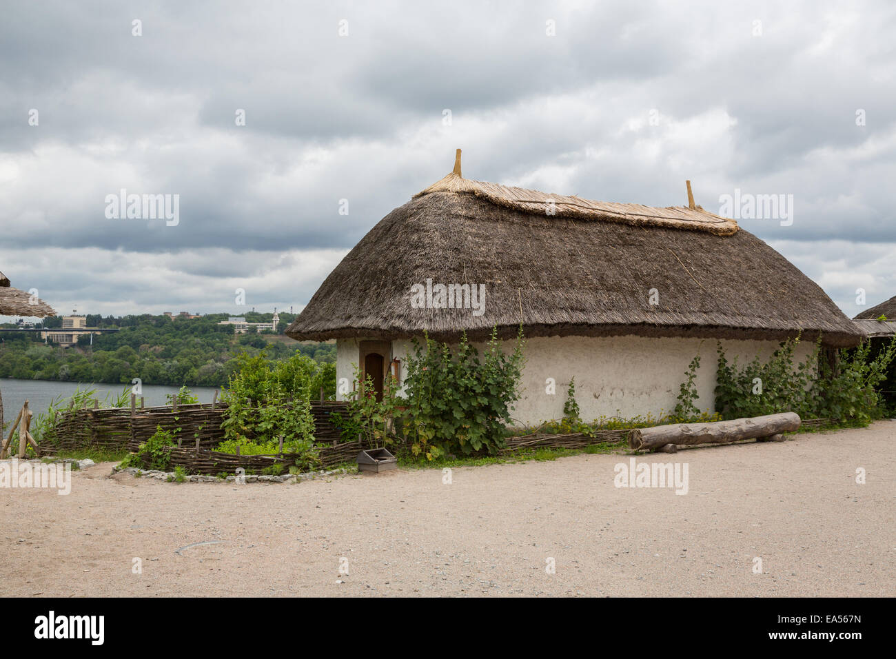 Fortified settlement Ukrainian Cossacks 16-18 centuries Stock Photo - Alamy