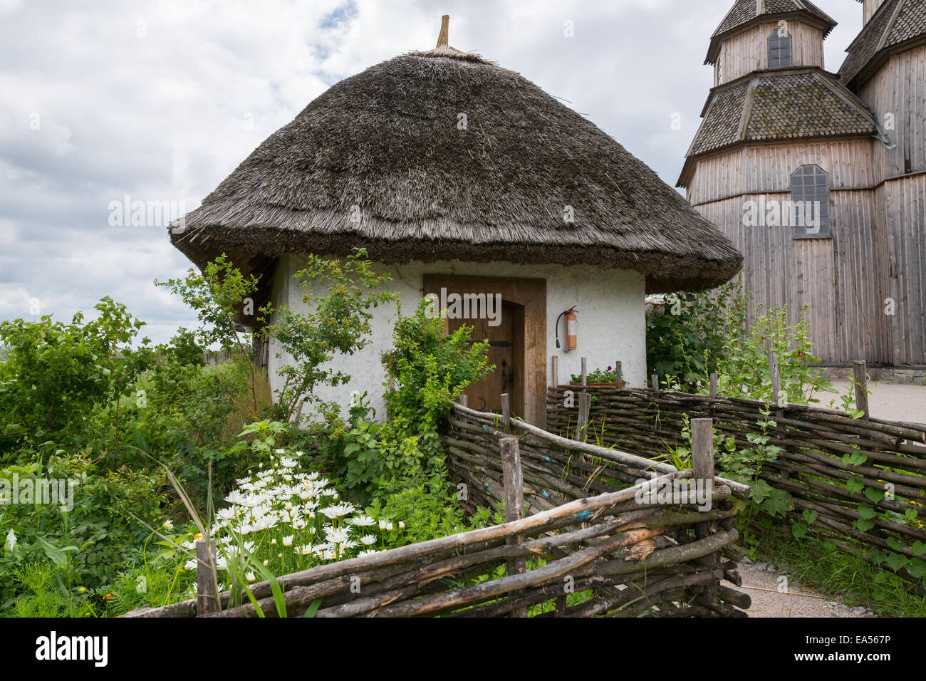 Fortified settlement Ukrainian Cossacks 16-18 centuries Stock Photo - Alamy