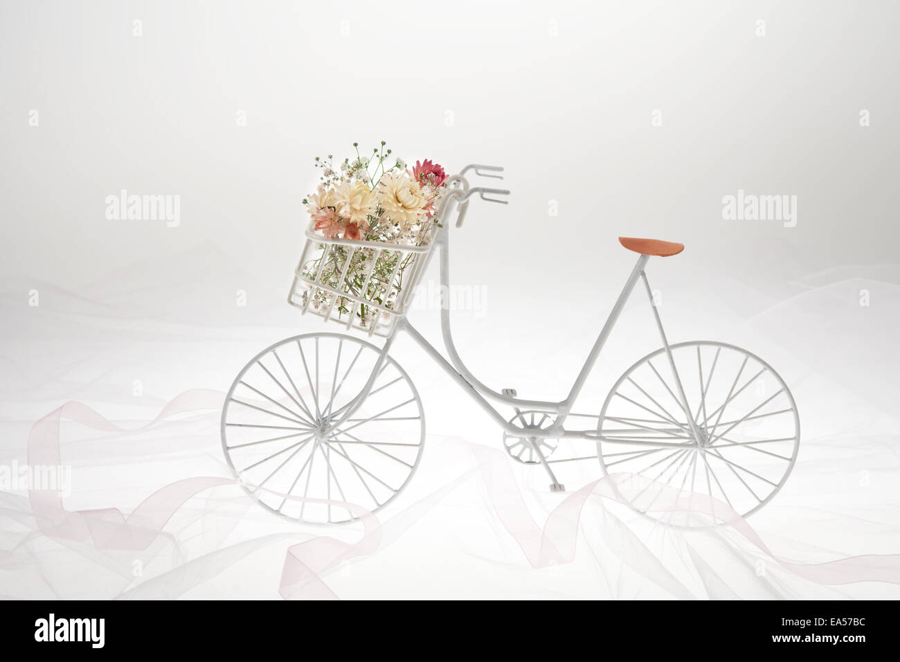 Vintage bicycle decoration Stock Photo - Alamy