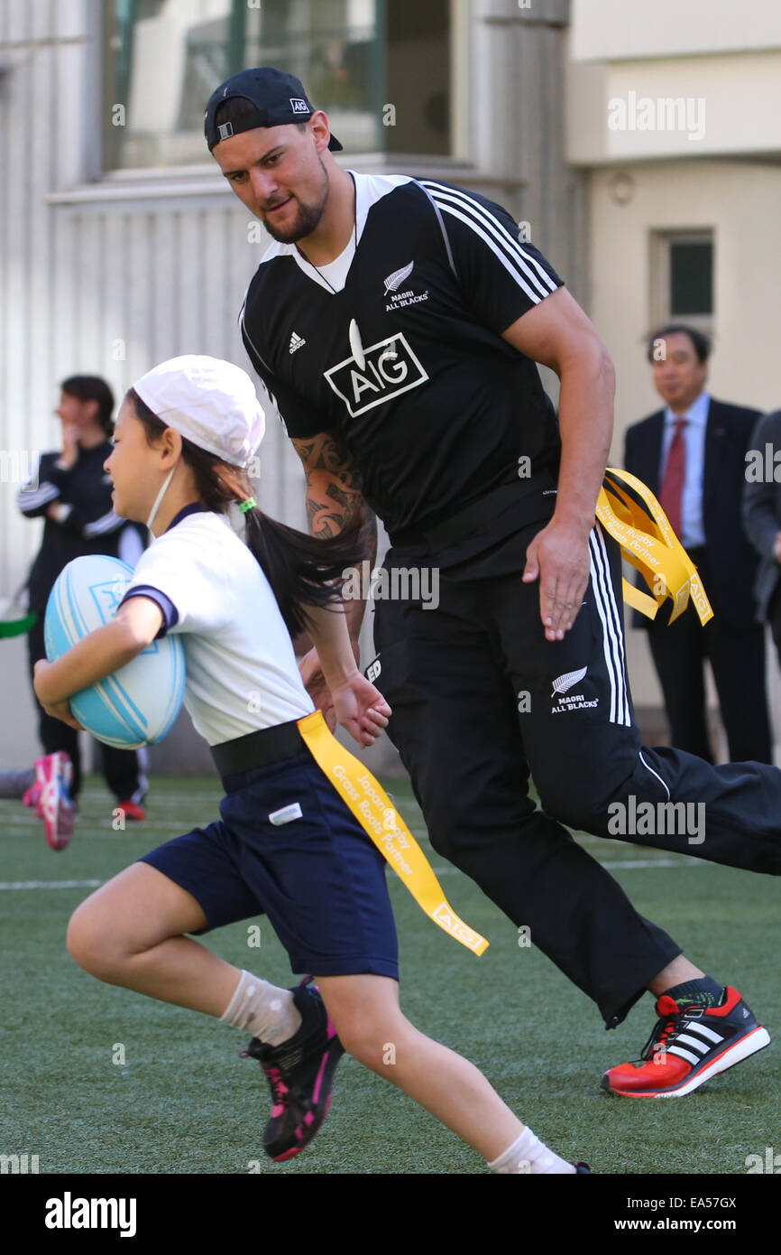Tokyo, Japan. 7th Nov, 2014. Elliot Dixon (Maori All Blacks) Rugby ...