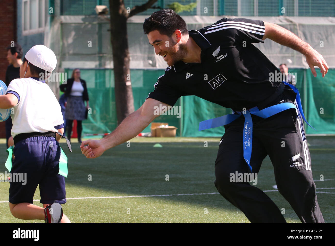 Tokyo, Japan. 7th Nov, 2014. Nehe Milner-Skudder (Maori All Blacks ...