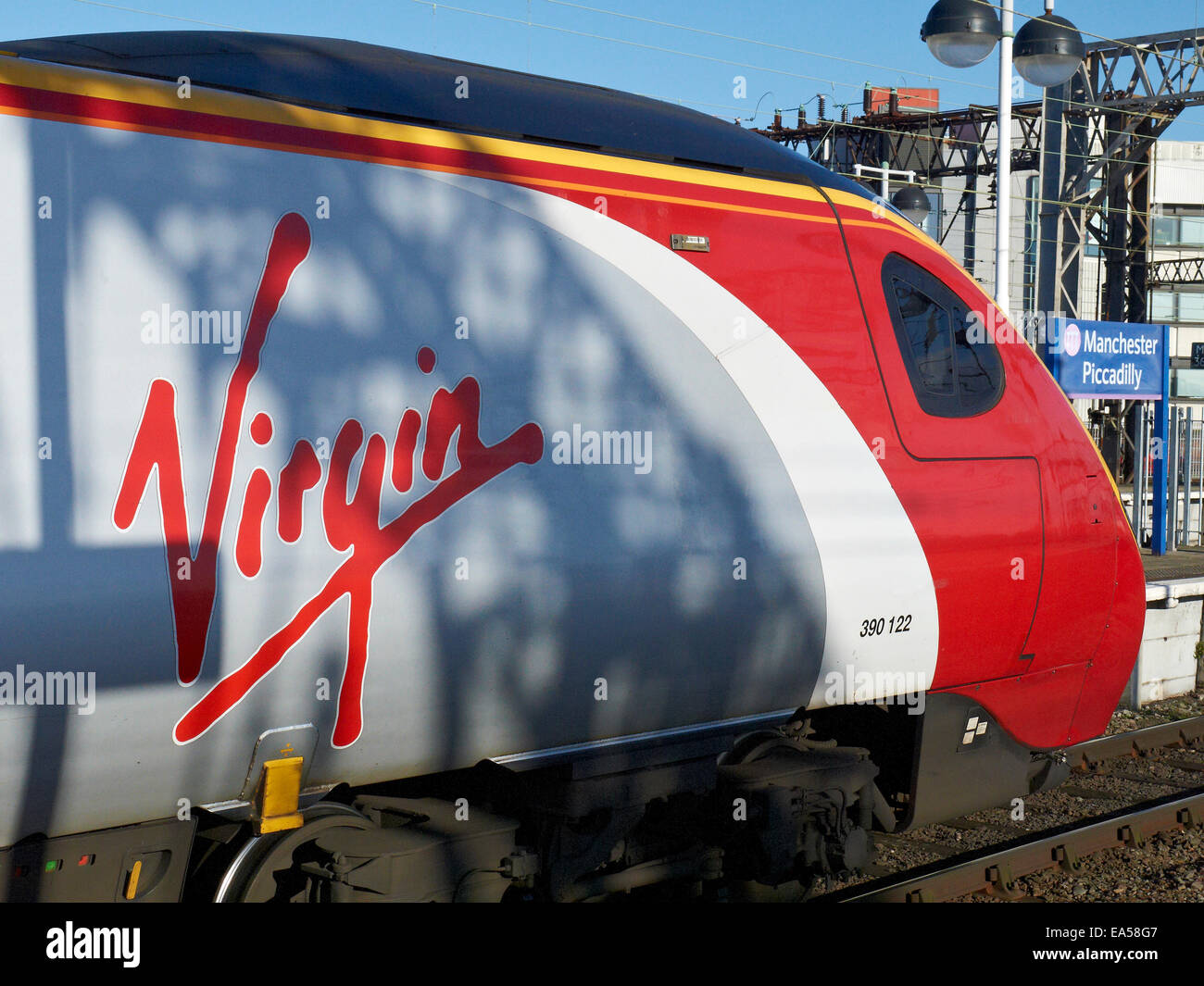 Sign signs virgin trains hi-res stock photography and images - Alamy