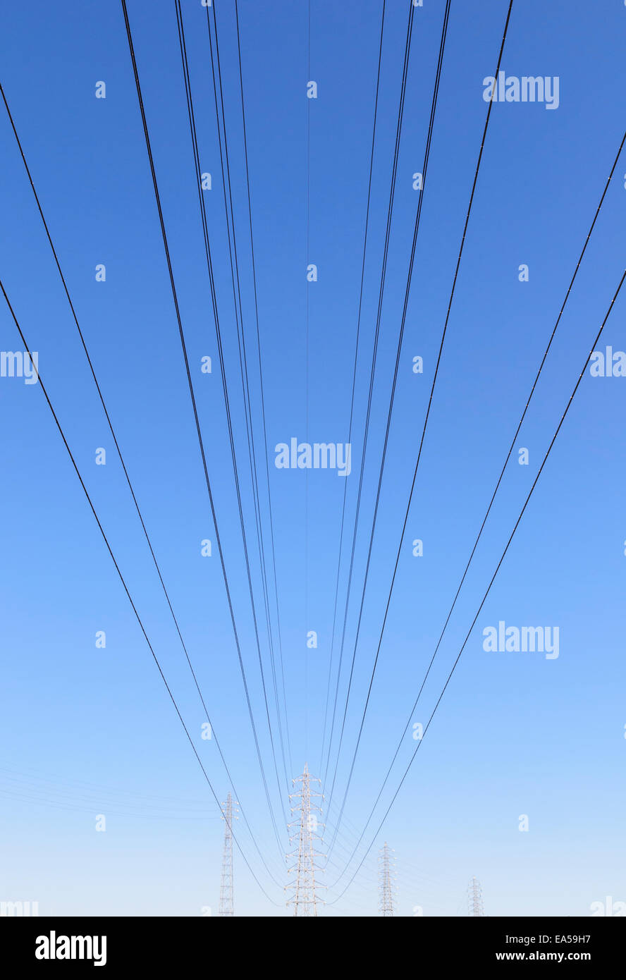 Power lines hi-res stock photography and images - Alamy