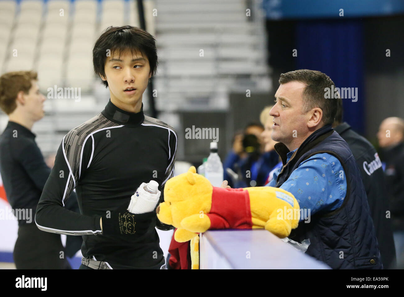 Shanghai, China. 7th Nov, 2014. (L to R) Yuzuru Hanyu (JPN), Brian ...