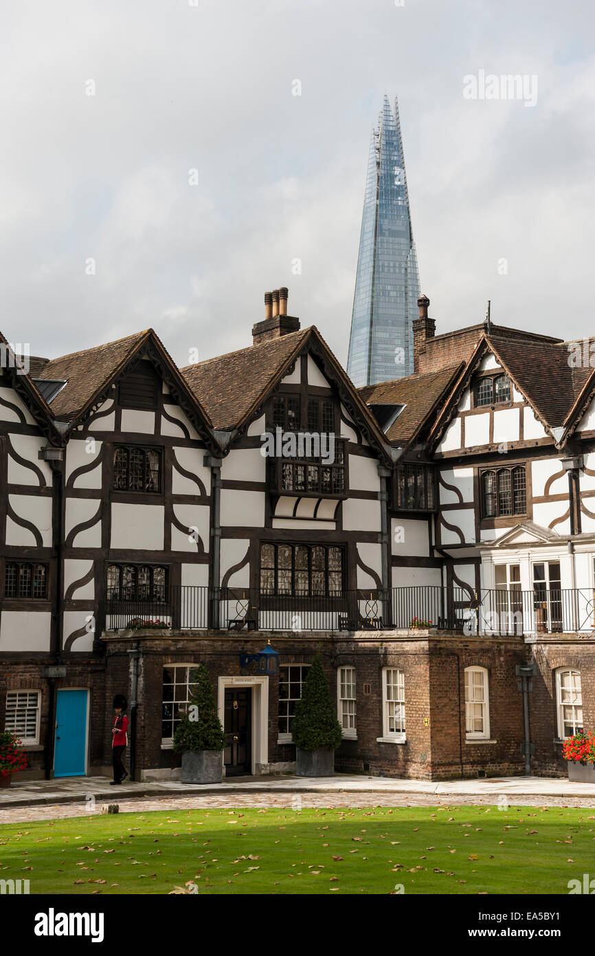 United Kingdom, England, London, Tower of London, Tower Green and Queen ...