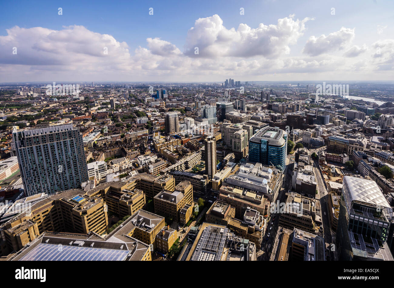UK, London, View over city from Heron Tower Stock Photo - Alamy