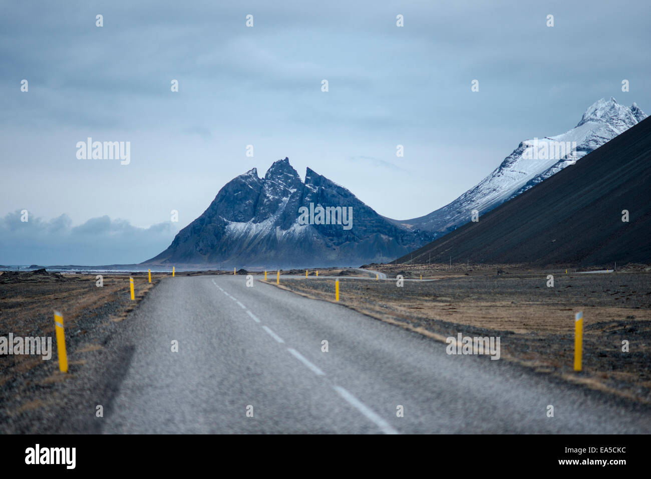 Geological area of lava mountains near of Hofn, Iceland Stock Photo - Alamy