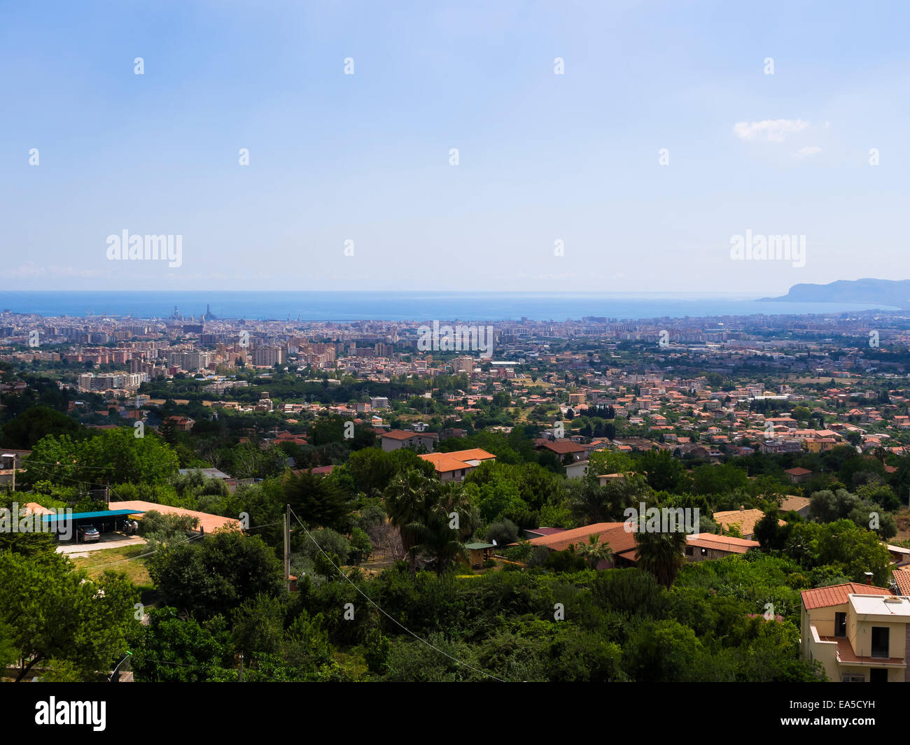 Italy, Sicily, Province of Palermo, Monreale, Cityscape Stock Photo - Alamy