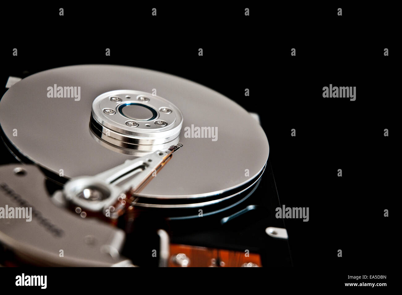 hard disk drive closeup Stock Photo - Alamy