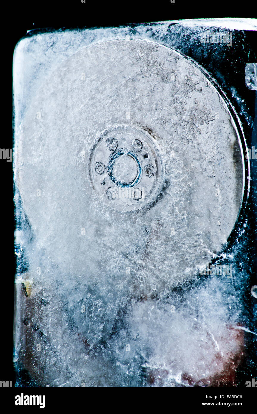 Extremely cool hard drive cooling Stock Photo - Alamy
