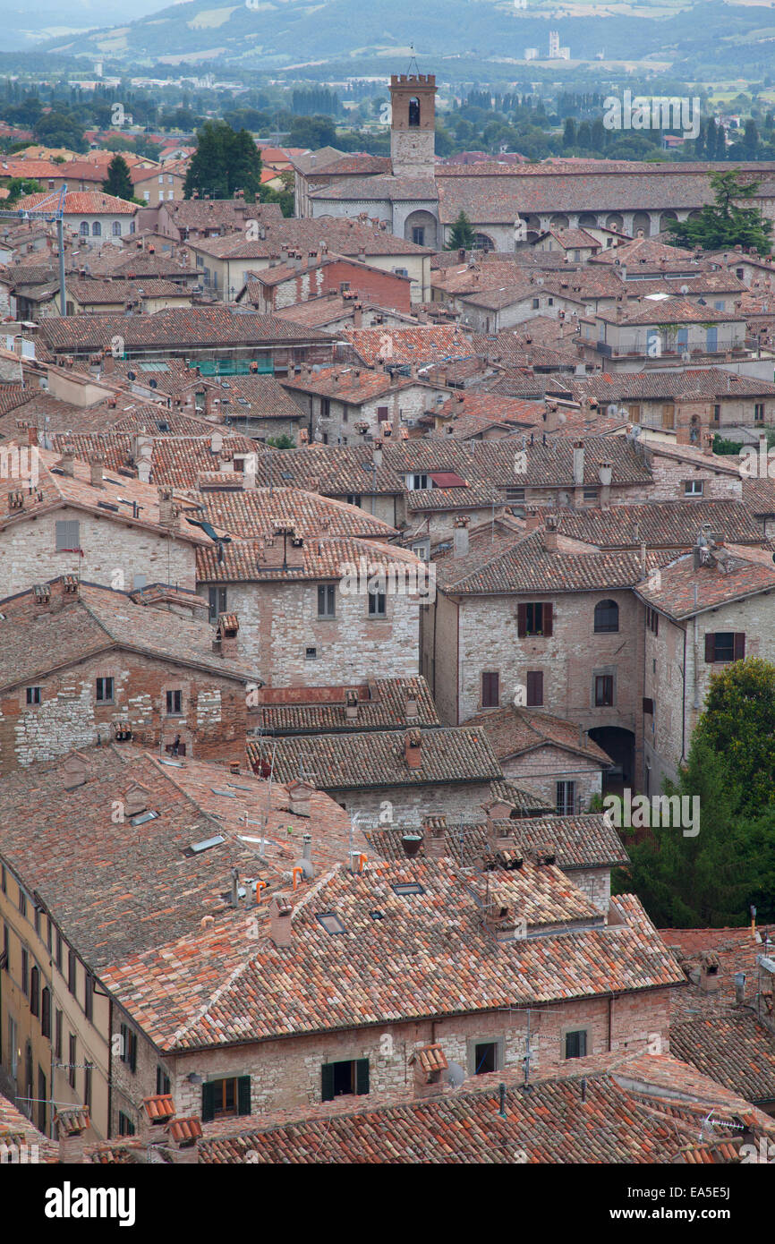 View of Gubbio, Umbria, Italy Stock Photo - Alamy
