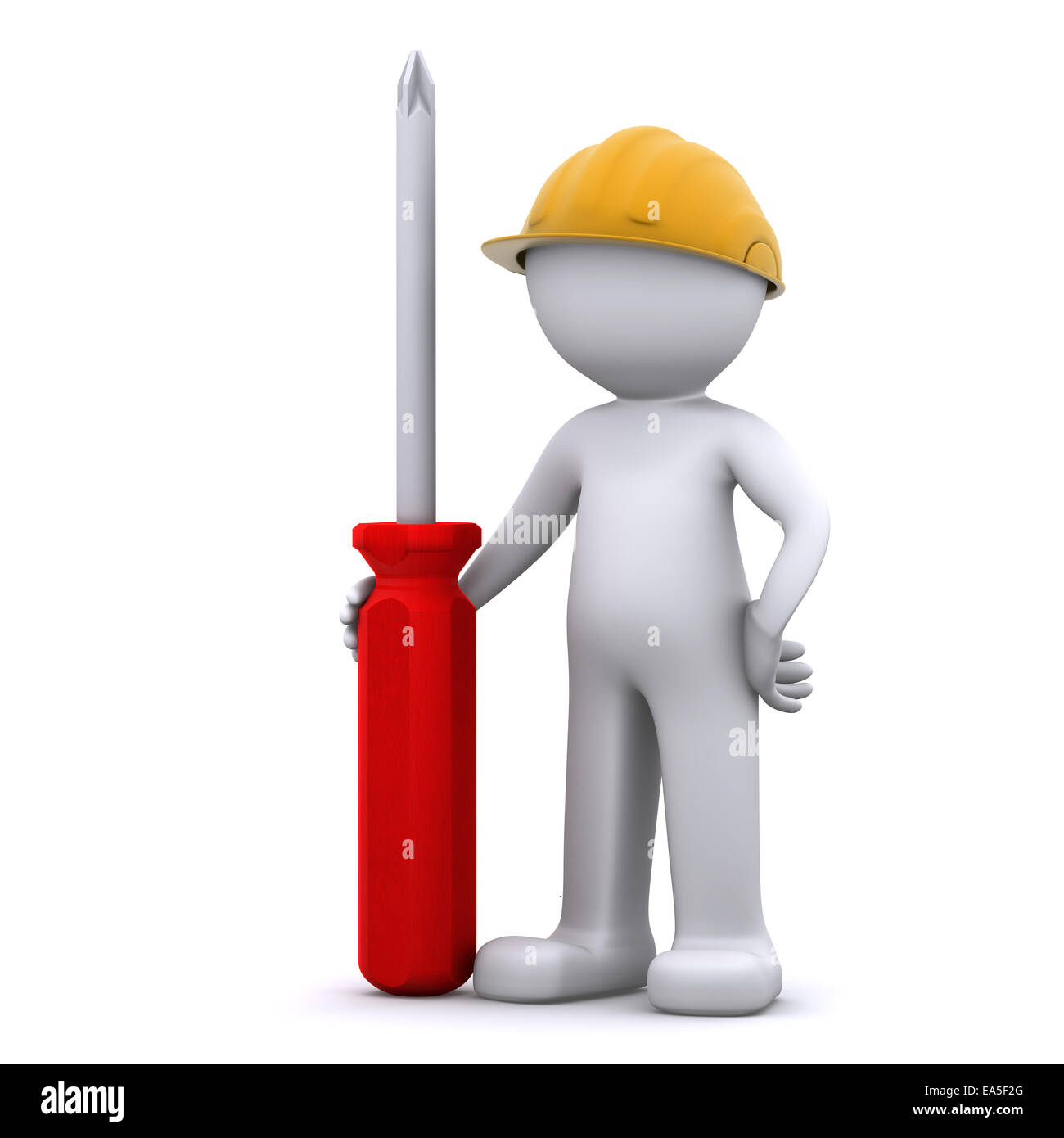 Constructor man cartoon hi-res stock photography and images - Alamy