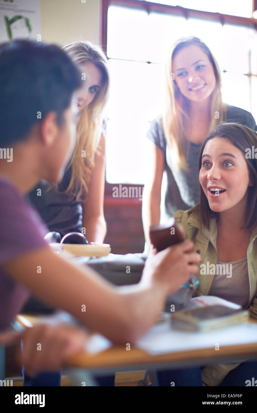 Students in classroom Stock Photo - Alamy