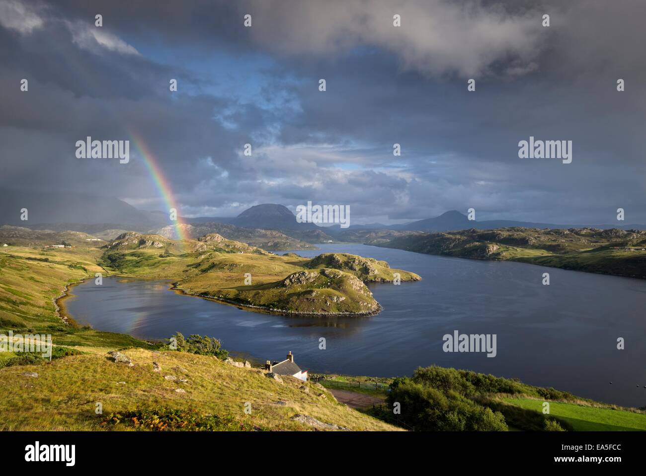 Loch inchard in north west highlands hi-res stock photography and ...