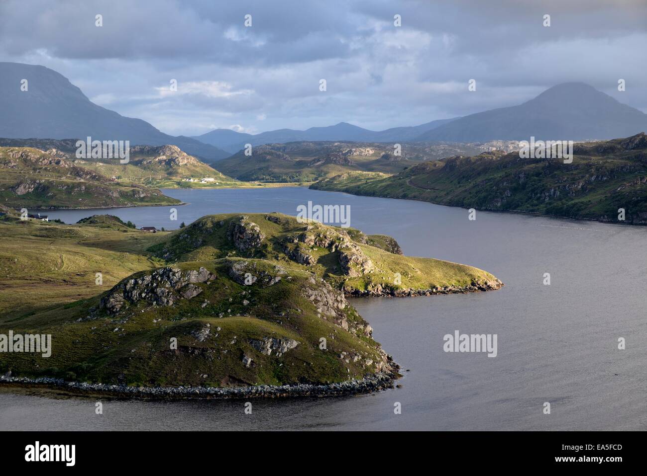 Loch inchard in north west highlands hi-res stock photography and ...