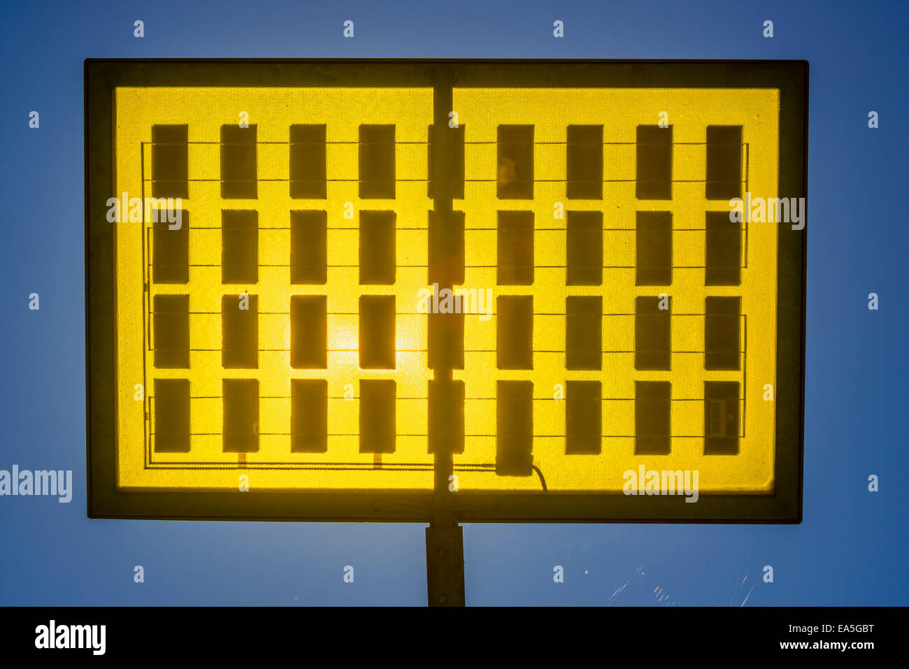 Germany, Ulm, solar tree in the Ulmer residential area solar city Stock ...