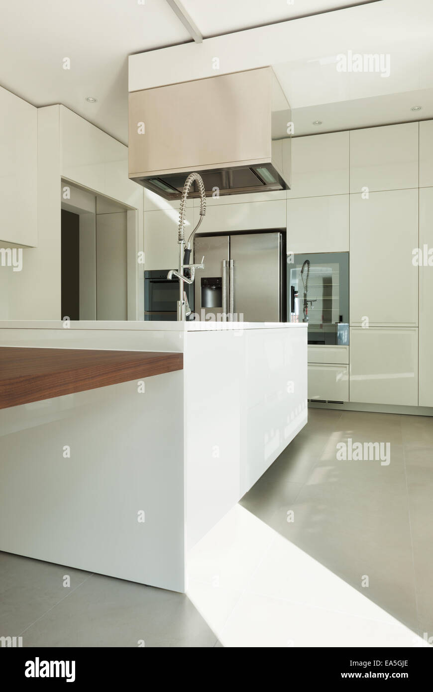 Modern kitchen, interior of a new house Stock Photo - Alamy