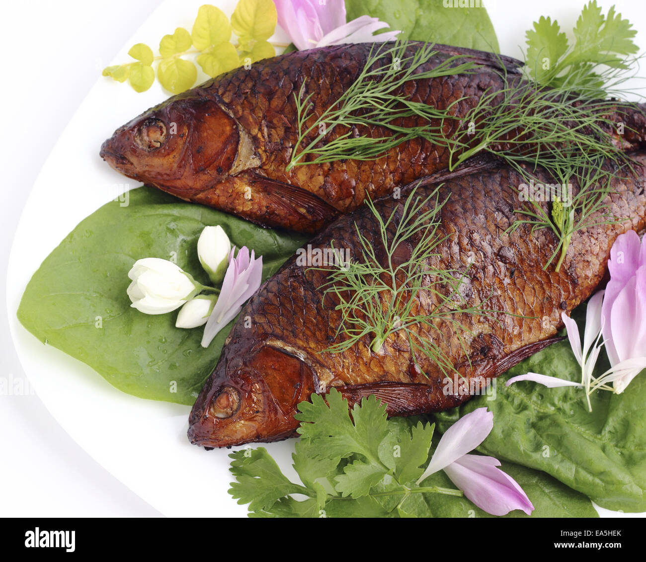 Cooked fish smoked fish hi-res stock photography and images - Alamy