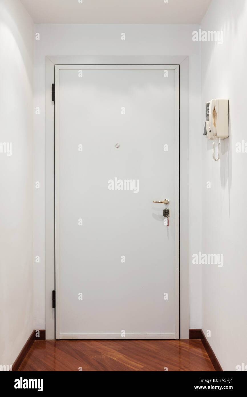 apartment, interior, view of the entrance door Stock Photo - Alamy