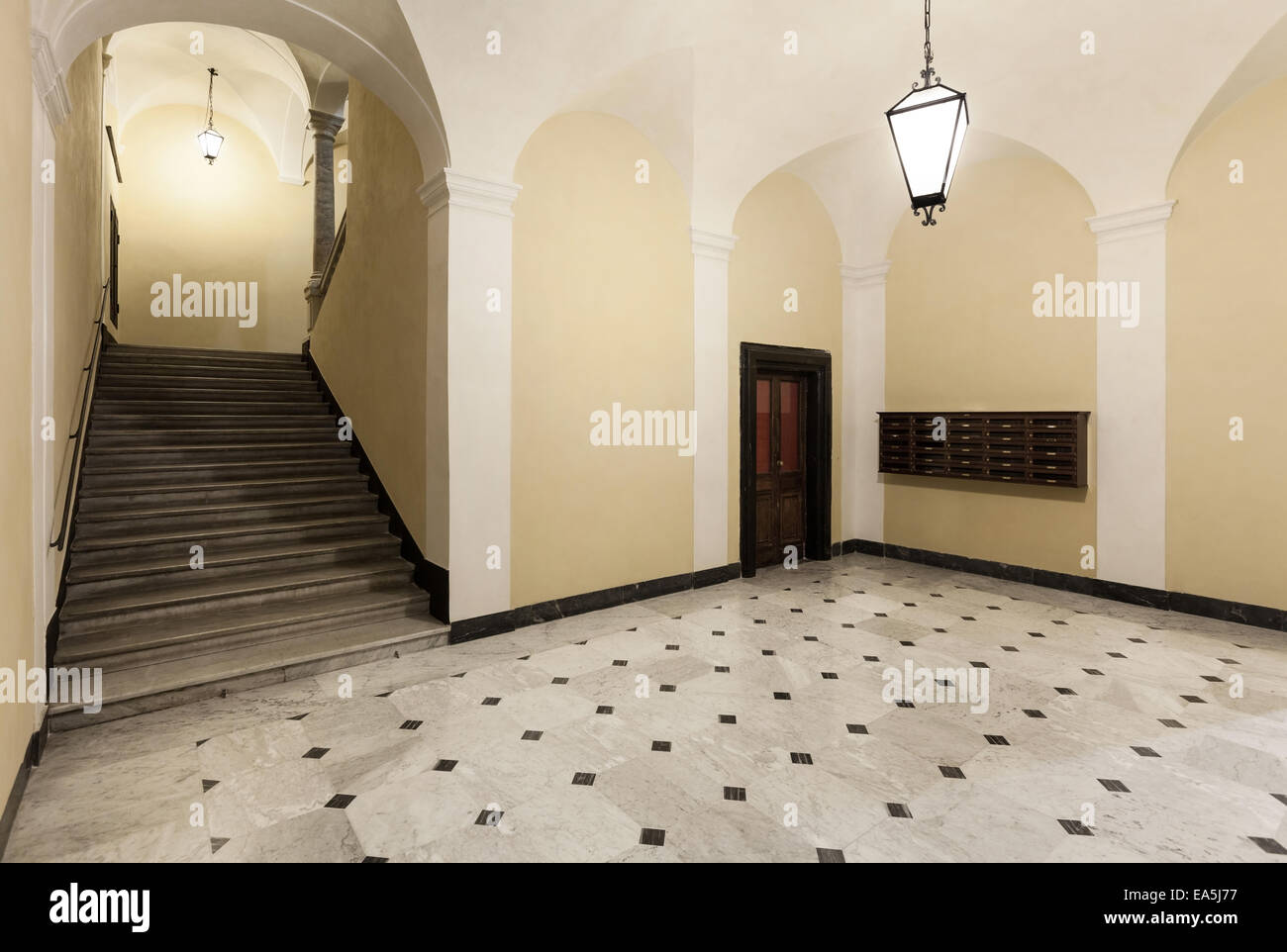 entrance of a beautiful historic building Stock Photo - Alamy