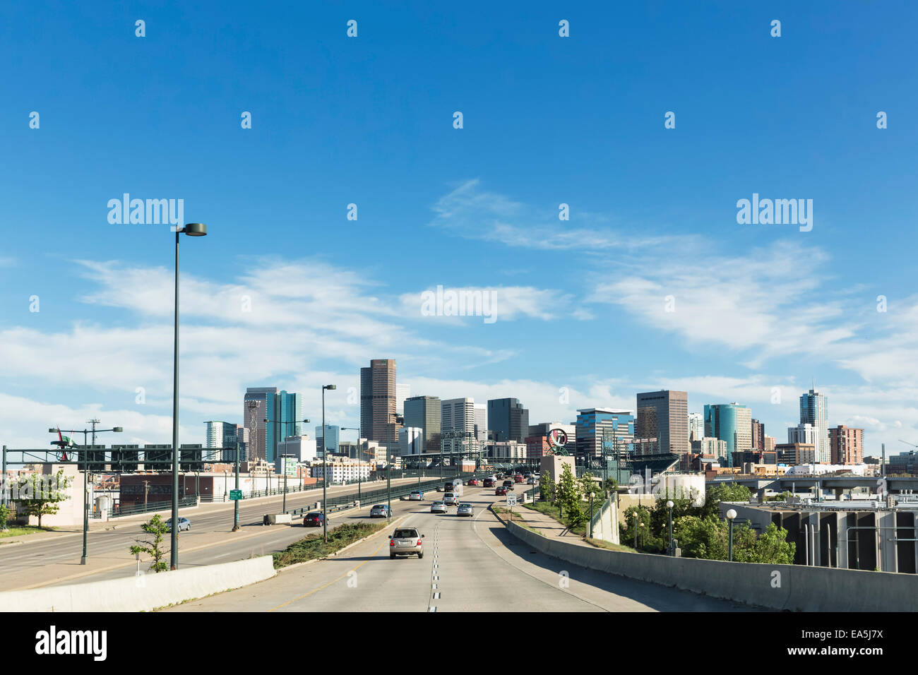 USA, Colorado, Denver, Highway, Interstate 25 Stock Photo - Alamy