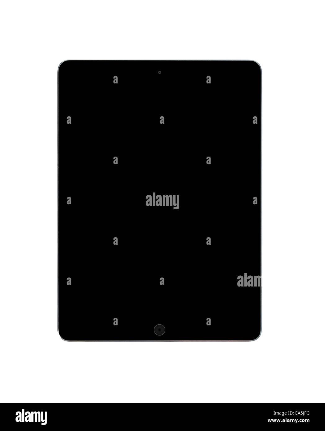 Computer tablet with blank white screen Stock Photo - Alamy